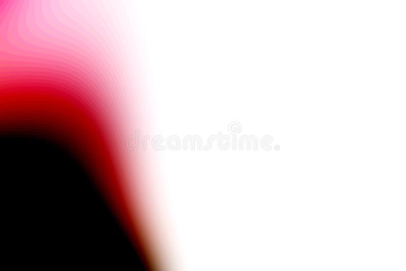Abstract Background in White, with Ascending Red and Black Wave Stock ...