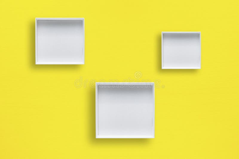 Abstract Background with White Cardboard Boxes Stock Photo - Image of ...