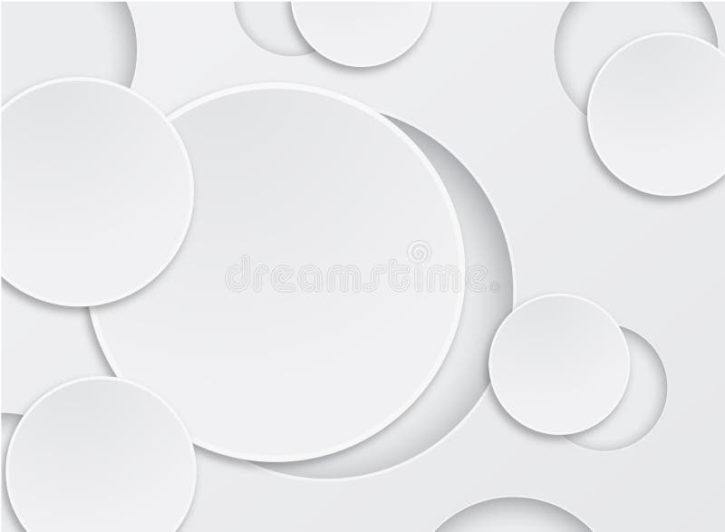 Abstract Background White Circle Stock Vector - Illustration of cover ...