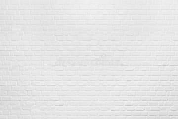 Abstract Background from White Clean Brick Pattern on Wall. Vintage and ...