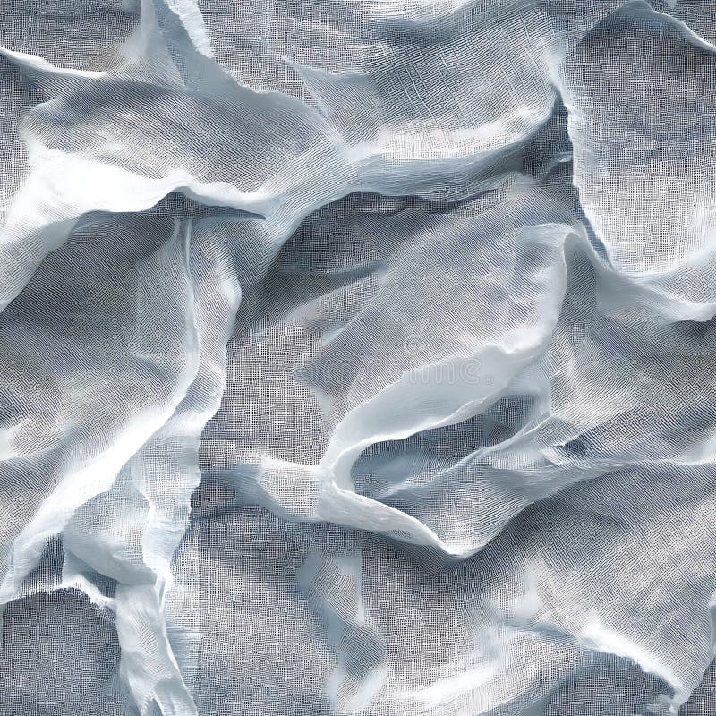 Abstract Background of White Gauze Fabric with a Grid Pattern Stock ...