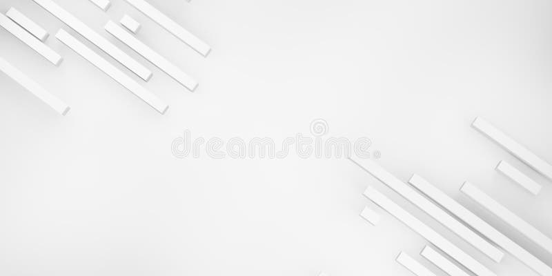 Abstract Background White Matt Square Bars on White Background 3d ...