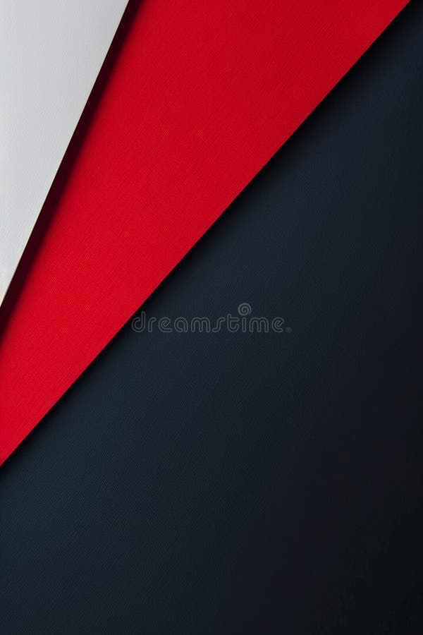 Abstract Background in White, Red and Navy Blue Colors. Colorful Paper ...