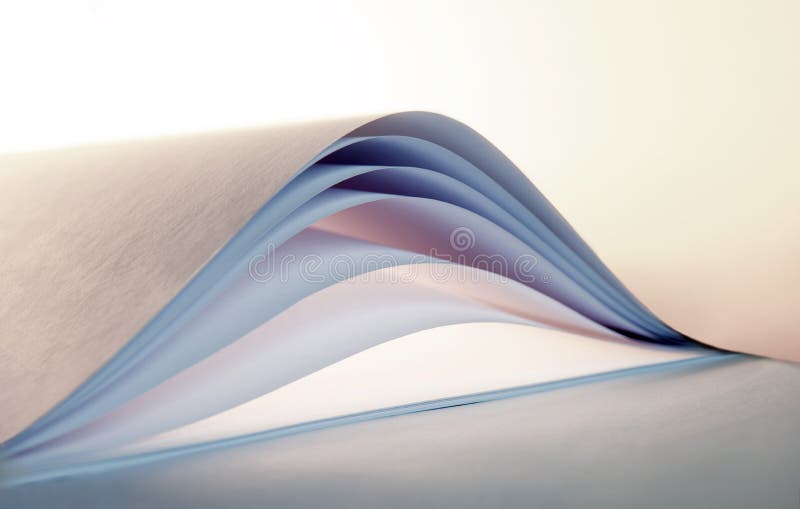 Abstract Background from White Sheets of Paper Stock Photo - Image of ...
