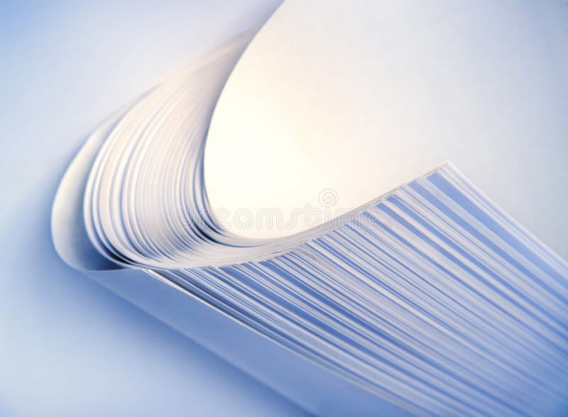 Abstract Background from White Sheets of Paper Stock Illustration ...