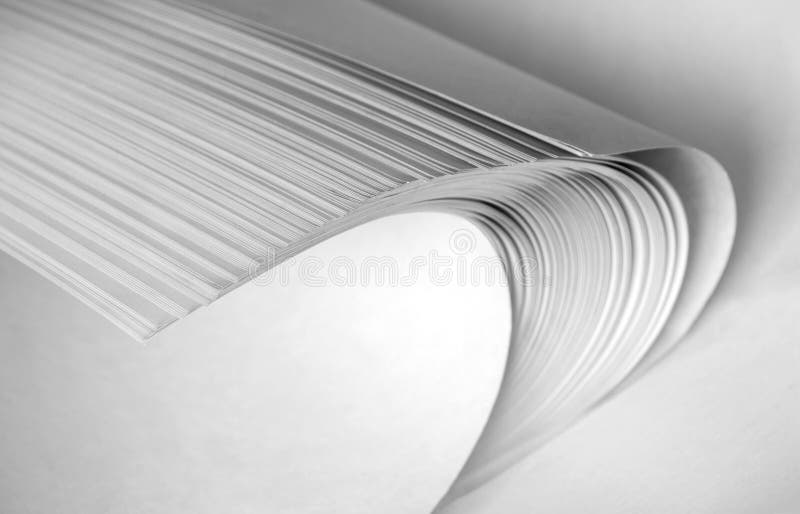 Abstract Background from White Sheets of Paper Stock Image - Image of ...