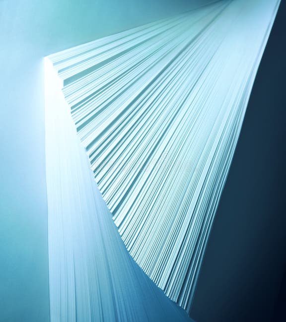 Abstract Background from White Sheets of Paper Stock Image - Image of ...