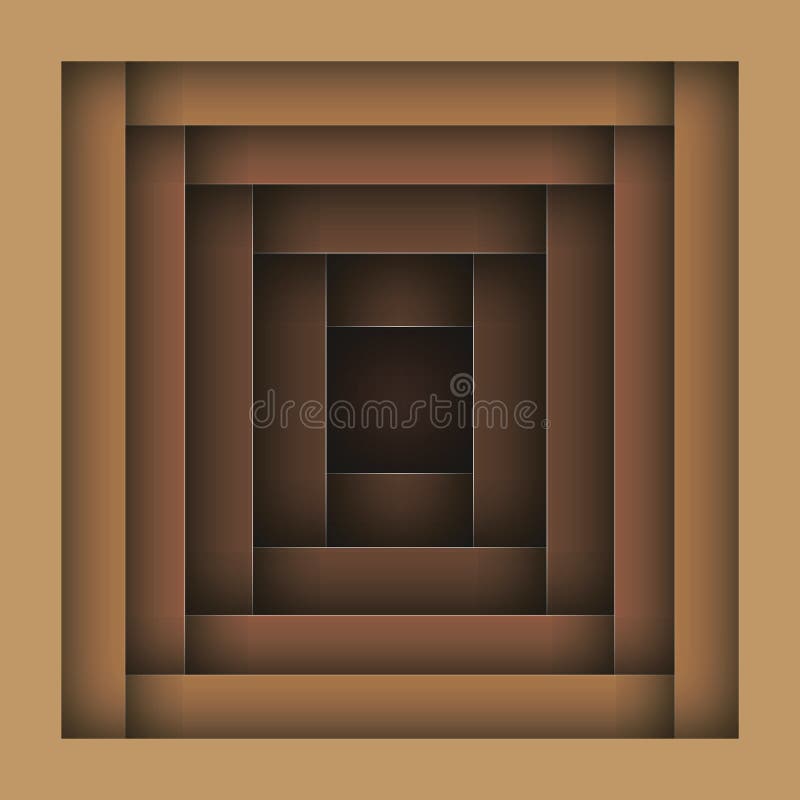 Abstract Background of Wooden Frames of Different Sizes Stock ...