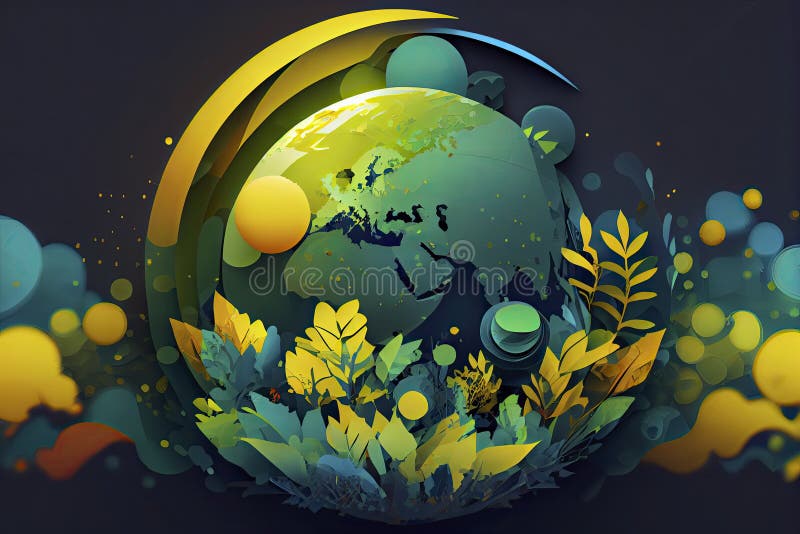 Abstract Background of World Environment Concept and Eco-friendly ...