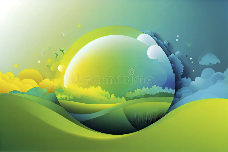 Abstract Background of World Environment Concept and Eco-friendly ...