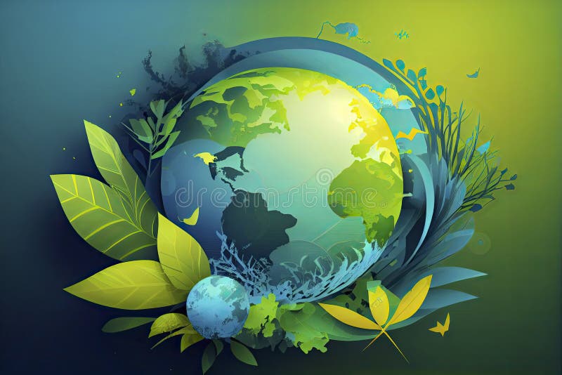 Abstract Background of World Environment Concept and Eco-friendly ...