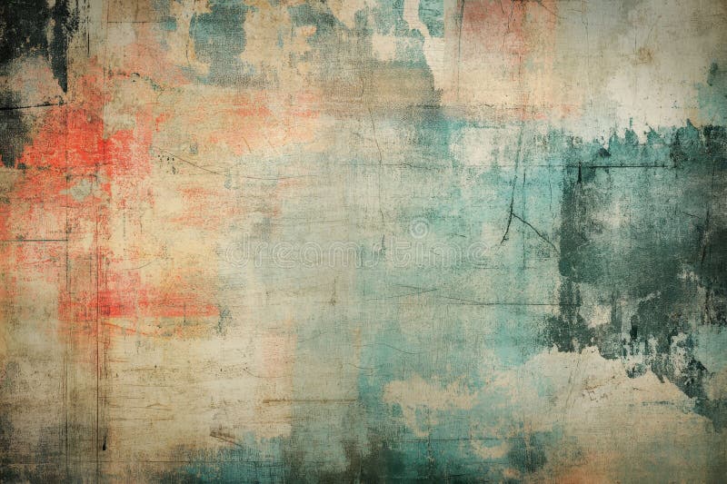 Abstract Background with Worn Paint and Scratches Stock Illustration ...