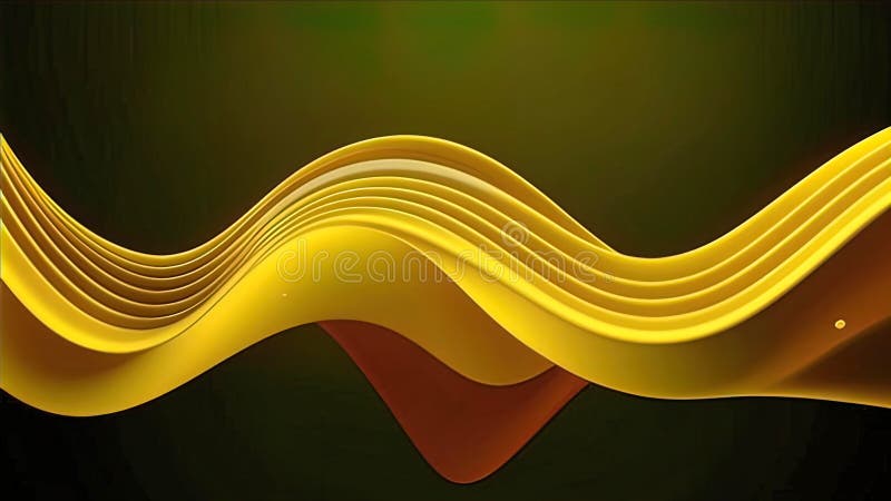 Abstract Background with Yellow Color, Wave Flow, Cover Texture, Hyper ...