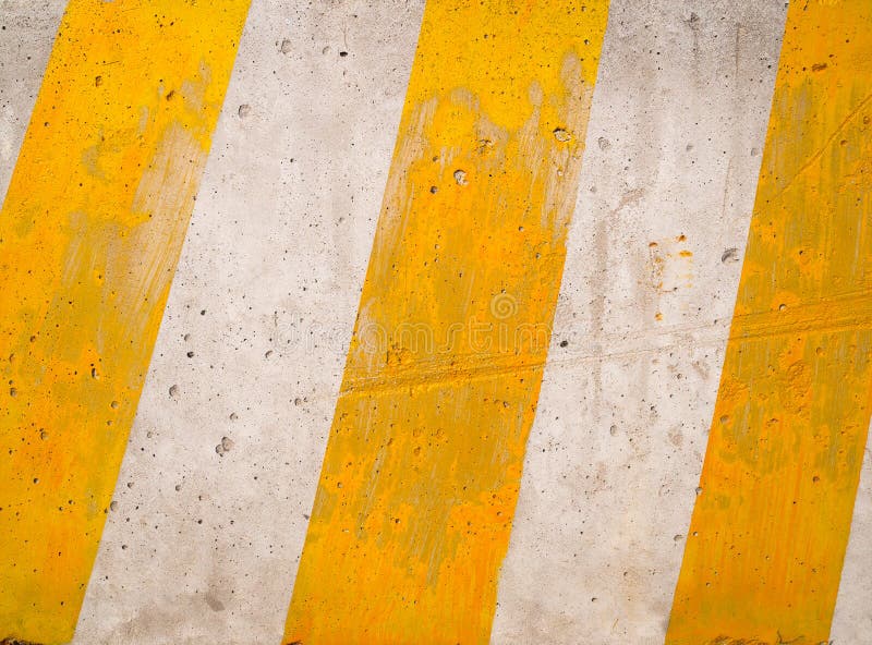 Abstract Background, Yellow Diagonal Strips on Concrete Weathere Stock ...