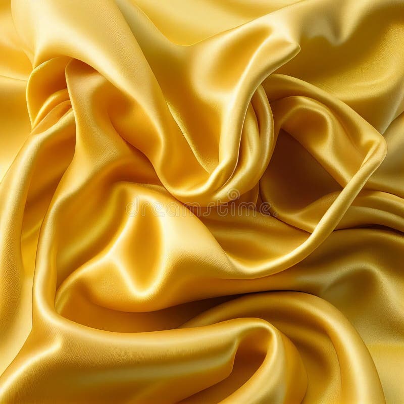 Abstract Background with Yellow, Gold Cloth Generative AI Stock ...