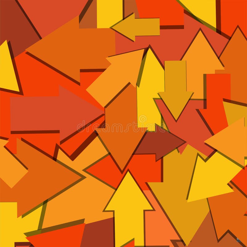 Multi-Directional Street Sign With Six Arrow Pointers Stock ...