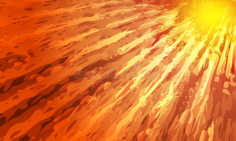 Sun Rays Parchment Paper stock illustration. Illustration of clouds ...