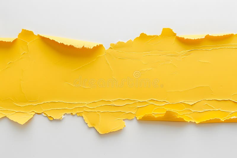 Torn Yellow Paper Texture with Space for Text Stock Illustration ...