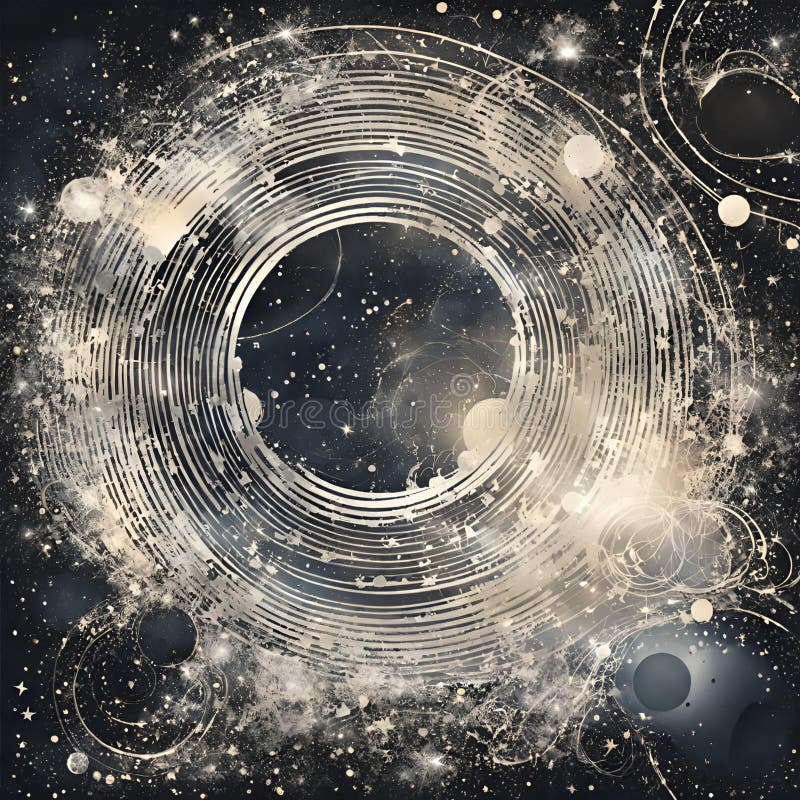 Abstract Backgrounds with Cosmic and Celestial Themes. - 1 Stock ...