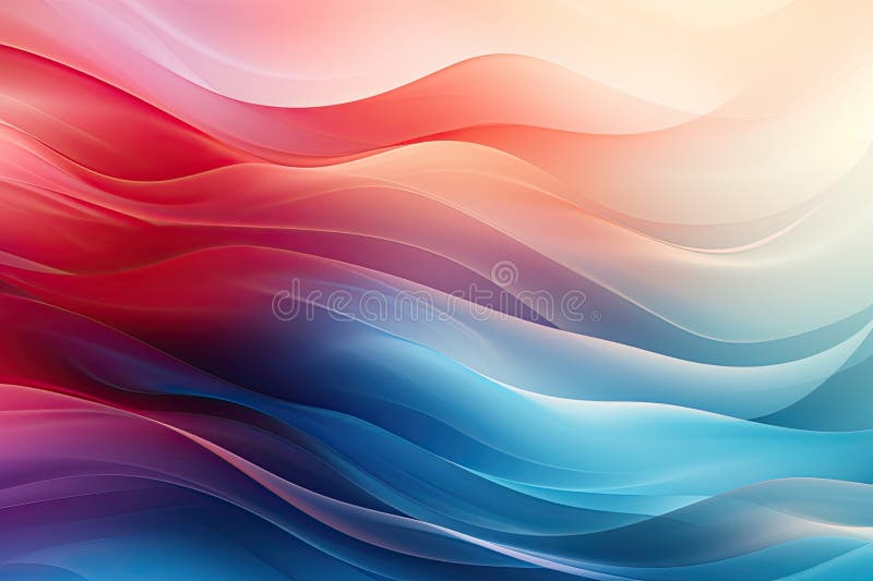 Abstract Backgrounds with Curves of Various Colors Stock Illustration ...