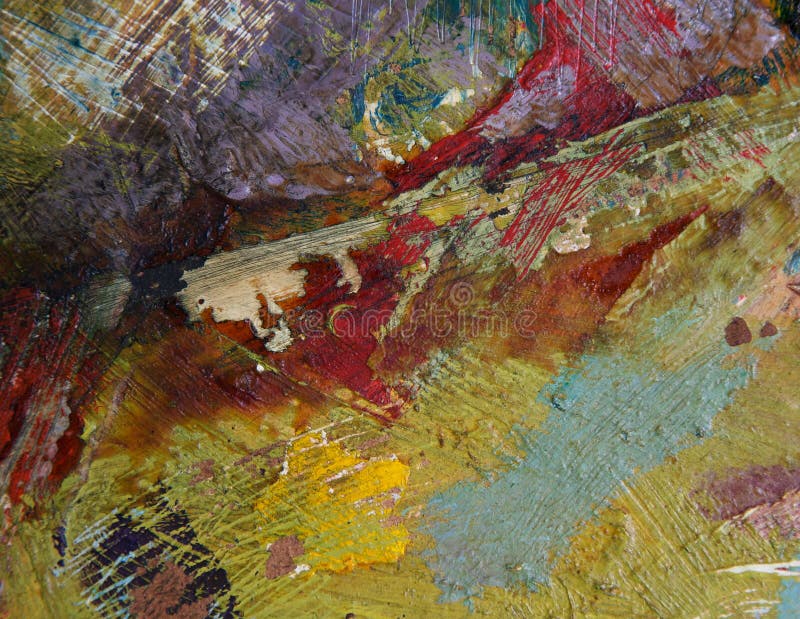 Acrylic Painted Abstract Backg Stock Illustration - Illustration of ...