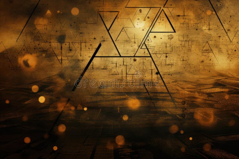 Abstract Backgrounds with Mysterious Signs Stock Photo - Image of ...