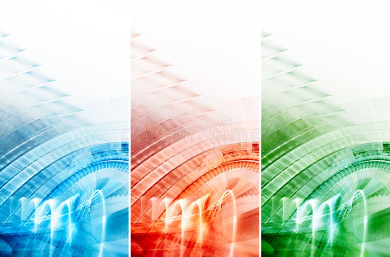 Set of Swoosh Speed Wave Abstract Web Headers Stock Vector ...