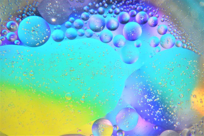Abstract Backgrounds with Water Drops and Bubbles Stock Photo - Image ...