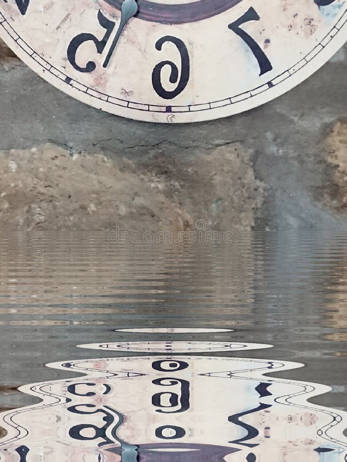 Abstract Backward Time Clock Art Stock Image - Image of clock, backward ...