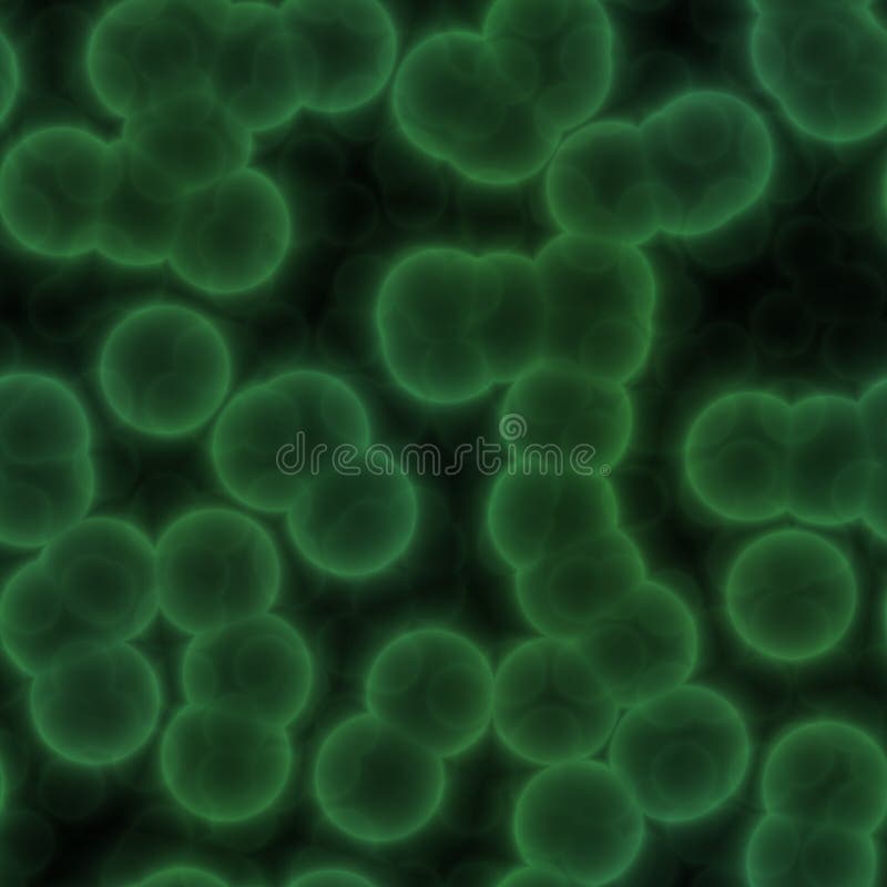 Abstract Bacteria Bokeh Seamless Generated Texture Stock Illustration ...