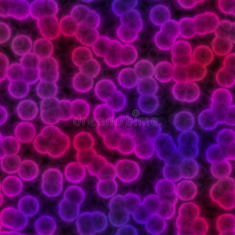 Abstract Bacteria Cells Seamless Texture or Background Stock Photo ...