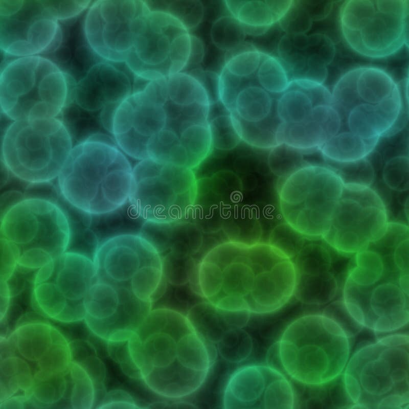 Abstract Bacteria Cells Seamless Texture or Background Stock Photo ...