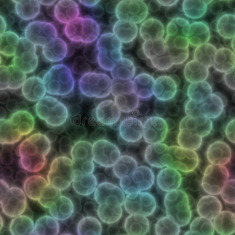 Abstract Bacteria Cells Seamless Texture or Background Stock Photo ...