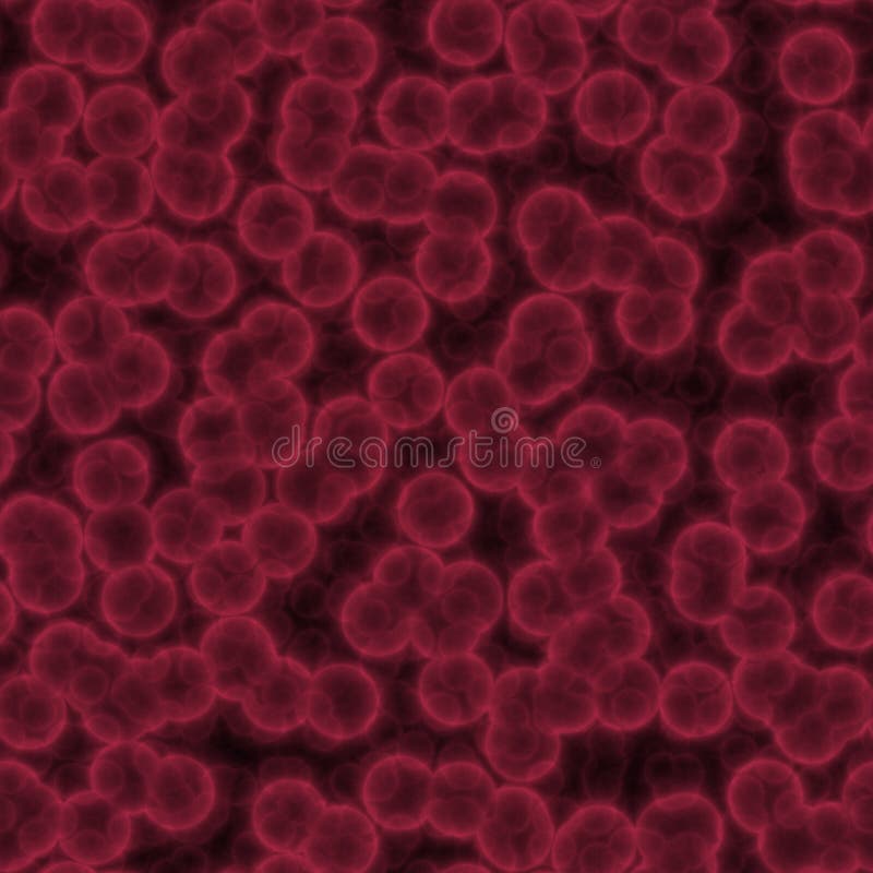 Abstract Bacteria Cells Seamless Texture or Background Stock Image ...