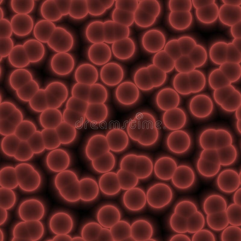 Abstract Bacteria Cells Seamless Texture or Background Stock Image ...