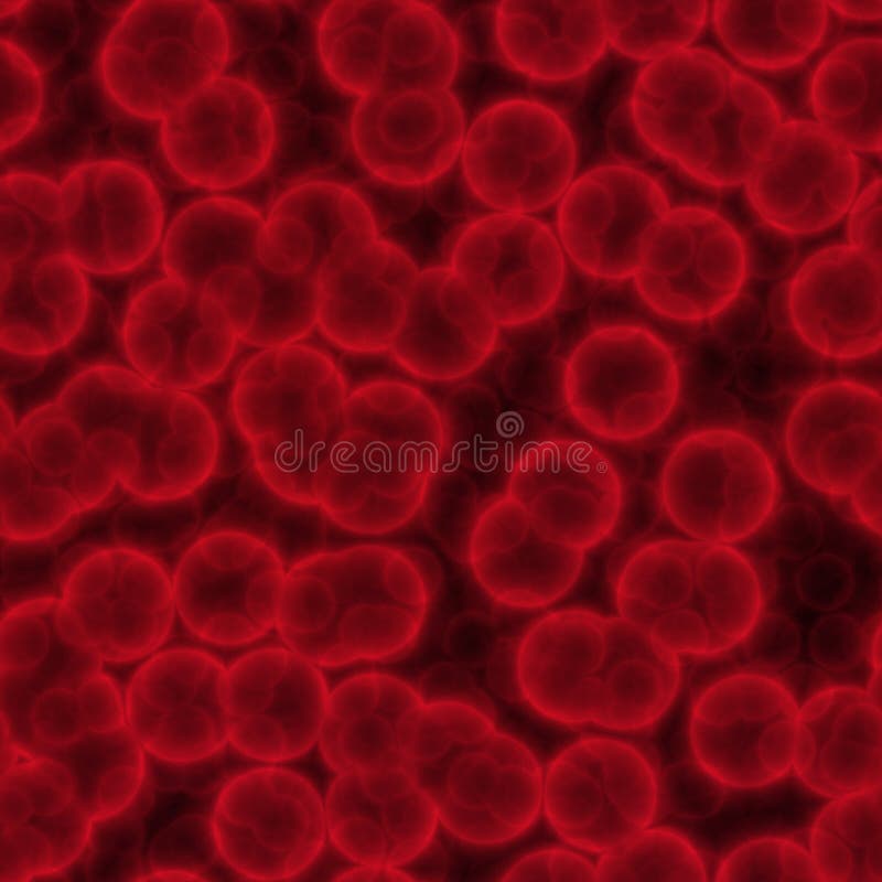 Abstract Bacteria Cells Seamless Texture or Background Stock Image ...