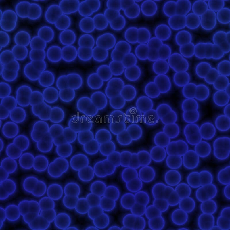 Abstract Bacteria Cells Seamless Texture or Background Stock Image ...