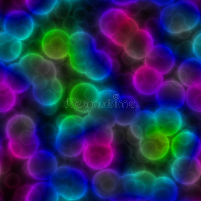 Abstract Bacteria Cells Seamless Texture or Background Stock Image ...