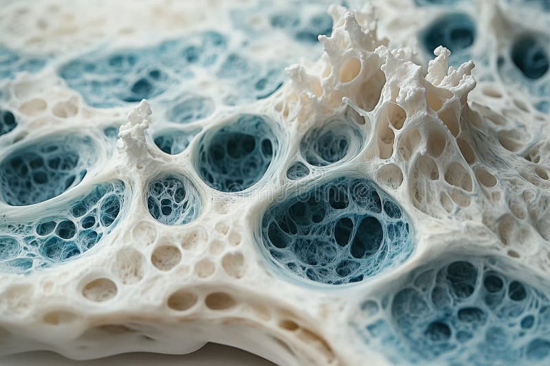 Bacterial Colonies Under a Microscope, Featuring Organic Patterns ...