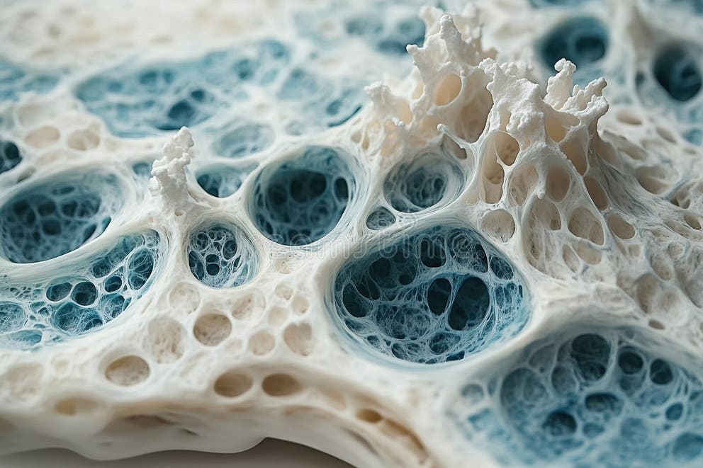 Bacterial Colonies Under a Microscope, Featuring Organic Patterns ...