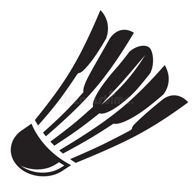 Abstract Badminton Logo Silhouette Stock Photo - Illustration of modern ...
