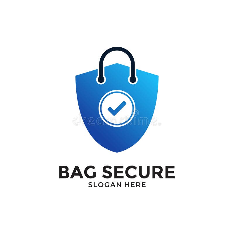 Abstract Bag Security Logo Design Template Stock Vector - Illustration ...