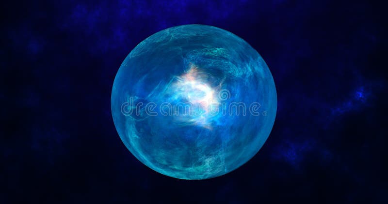 Abstract Ball Sphere Planet Energy Transparent Glass Space Abstract ...