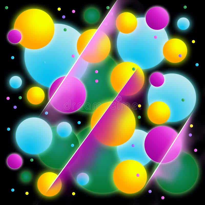 Abstract Balls stock illustration. Illustration of float - 93627581