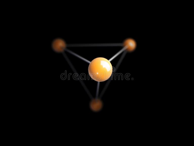 Abstract Balls, Molecule, Atom Stock Illustration - Illustration of ...