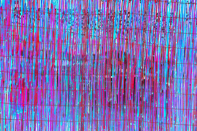 Abstract Bamboo Background with Pattern in Yellow, Blue and Green ...