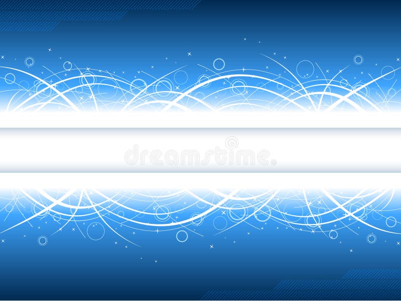 Blue ocean banner stock illustration. Illustration of colorful - 4403662