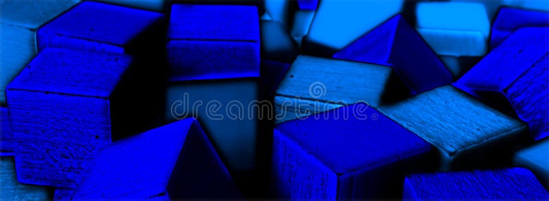 Blue blocks stock illustration. Illustration of closeup - 210119494