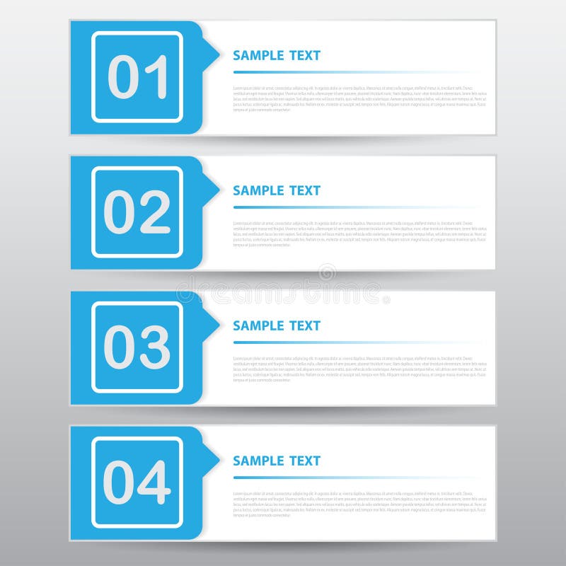 Abstract Banner for Design and Creative Work, Vector Illustration Stock ...