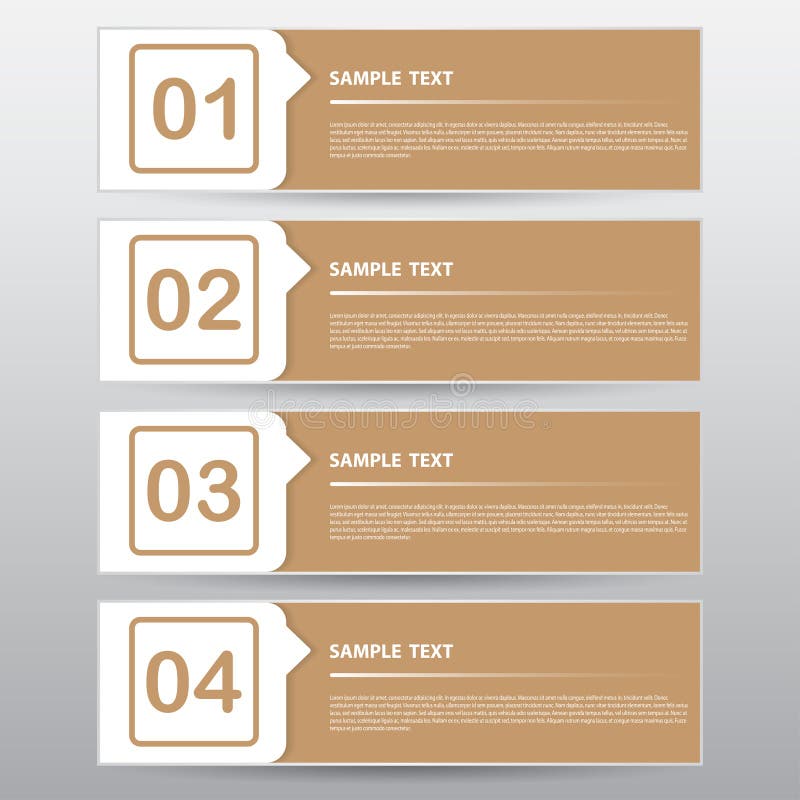 Abstract Banner for Design and Creative Work, Vector Illustration Stock ...